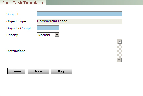 Adding Task Templates