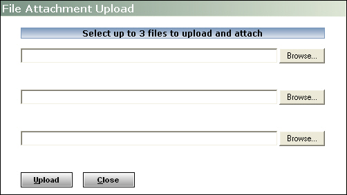Uploading an Attachment
