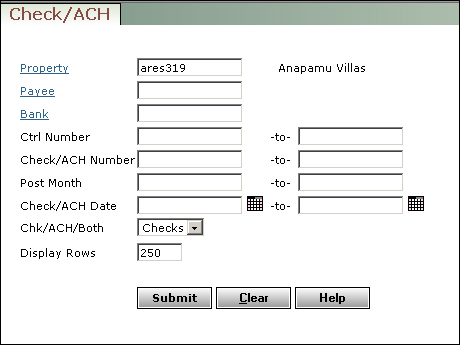 Reviewing Checks and EFT Payments